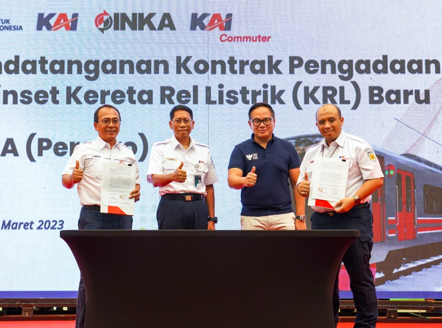 INKA Tanda Tangani Kontrak Pengadaan Kereta dengan KAI dan KAI Commuter ...