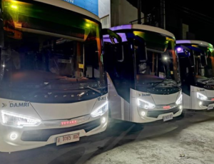 Perum DAMRI Luncurkan Tiga Unit Medium Bus Baru - Majalah Bandara